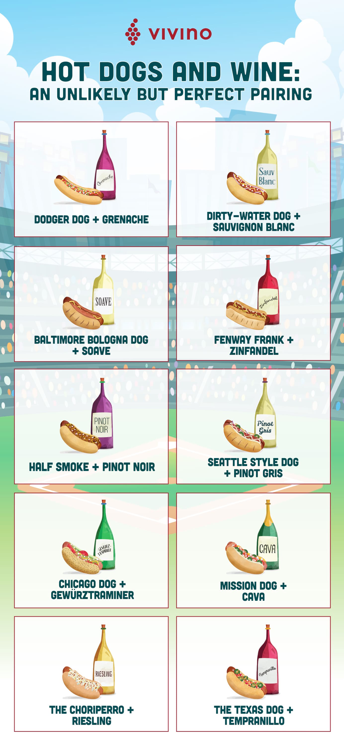 Hot dogs and wine: An unlikely but perfect pairing