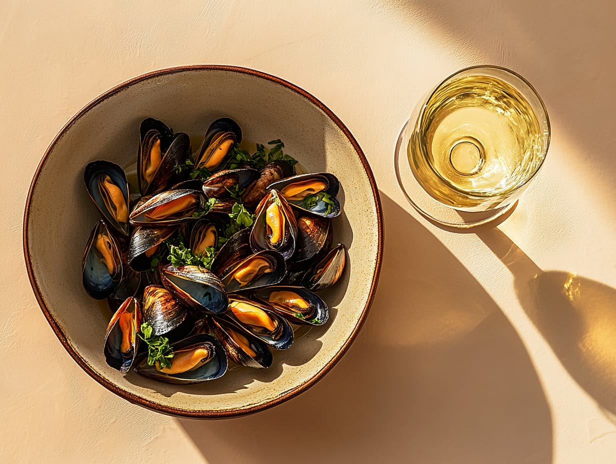 The best wine to drink with mussels
